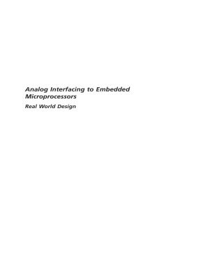 Analog interfacing to embedded microprocessors