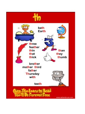 th phonics poster