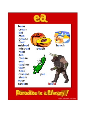 ea phonics poster