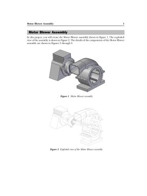 Motor blower assembly