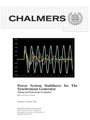 power system stabilizers for the synchronous generator