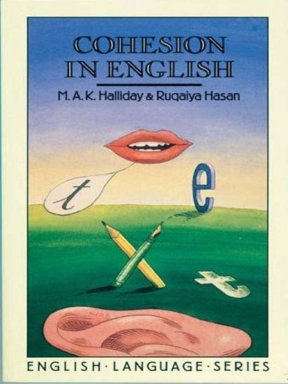 Cohesion in english halliday hasan