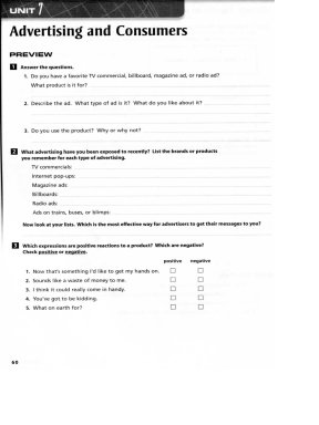 Unit 7 Summit 1 workbook
