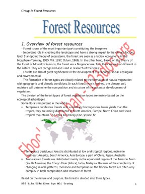 Environmental Science Forest