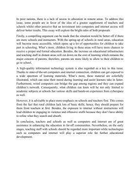 Children in rural communities have less access to education