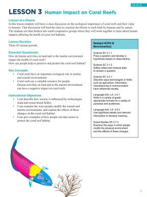 Human impacts on coral reefs