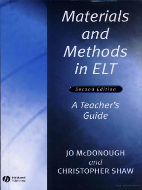 Materials and methods in ELT a teachers guide