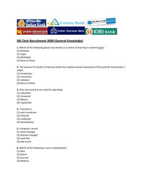 Bank exam model question papersans