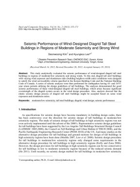 Seismic performance of wind designed diagrid tall steel buildings in regions of moderate seismicity