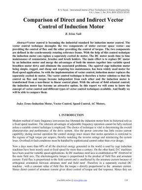 14356481937. Comparison of Direct and Indirect Vector Control of ...