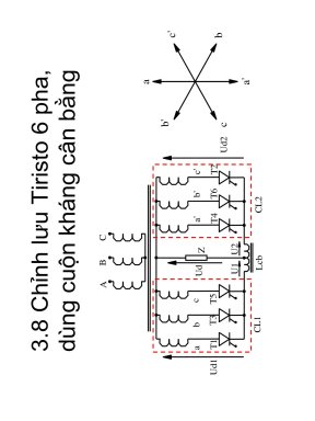 3.8 Chỉnh lưu Tiristo 6 pha, dùng cuộn kháng cân bằng