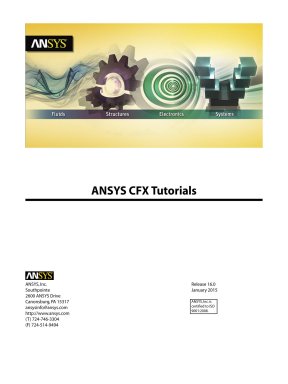 ANSYS 16 0 CFX TUTORIALS
