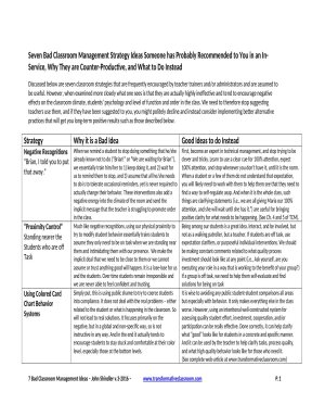 Seven bad classroom management strategy ideas someone has probably ...