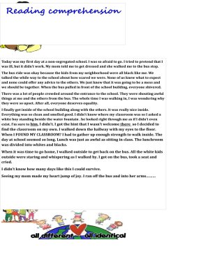 23965 the first day in a nonsegregated school