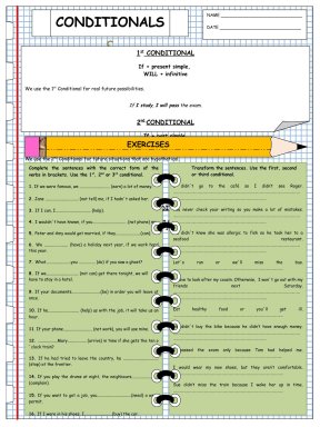 40327 first second and third conditionals