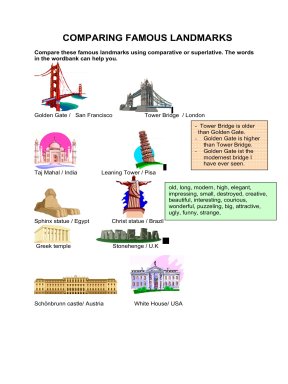 8141 comparing famous landmarks
