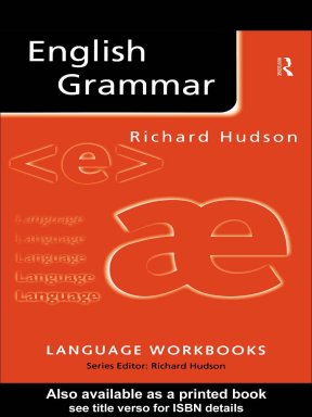 Sách luyện thi tiếng anh: English Grammar Richard Hudson