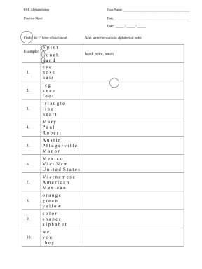 18048 alphabetizing practice sheet