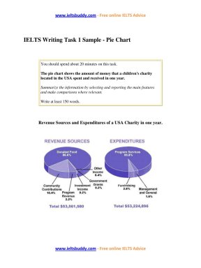 ielts writing task 1 sample pie chart