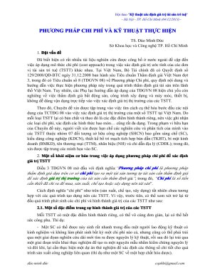 Chu de 2 - Ky thuat xac dinh gia tri TSTT theo Phuong phap Chi phi (Dao Minh Duc)