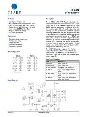 TÀI LIỆU TIẾNG ANH VỀ ĐIỆN TỬ M 8870 01SMTR