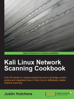 kali linux network scanning cookbook justin hutchens