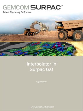 surpac Interpolator