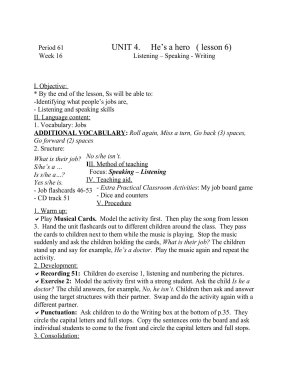 Period 61 UNIT 4 lesson 6