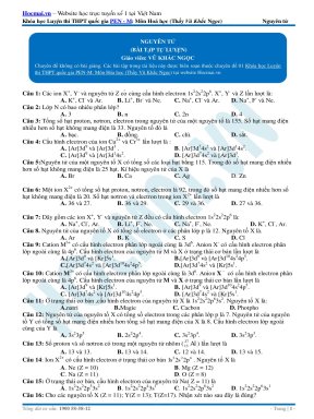 Bai 1 1 bai tap nguyen tu