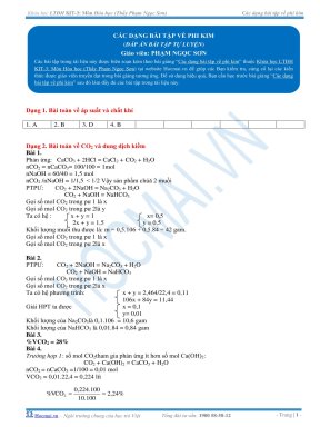 Bai 5 dap an cac dang bai ve phi kim va cac hop chat cua phi kim