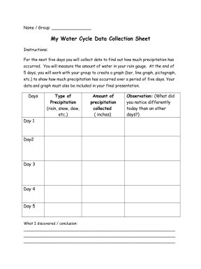 39262 water sample collection data sheet