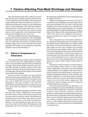 7 Factors Affecting Post-Mold Shrinkage and Warpage