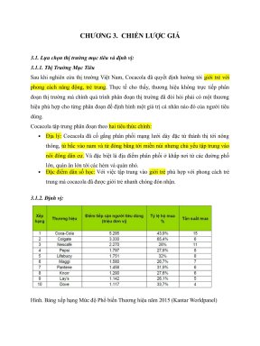 CHIẾN LƯỢC GIÁ COCA COLA 2016