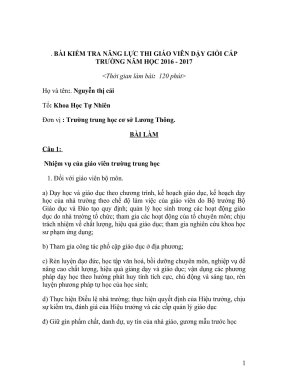 BAI KIEM TRA NANG LUC