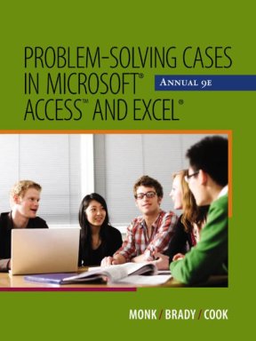 Problem solving cases in microsoft access and excel