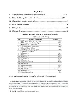 Bài tập lớn lý thuyết ô tô (XE Transinco AT B60A), đại học công nghệ GTVT