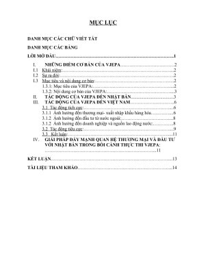 vjepa, hiệp định đối tác kinh tế việt nam nhật bản
