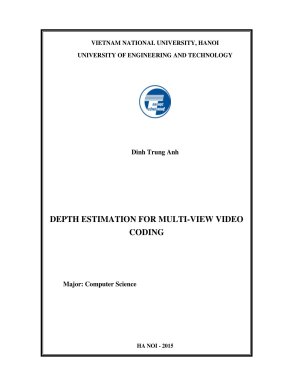 DEPTH ESTIMATION FOR MULTI VIEW VIDEO CODING