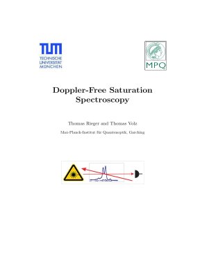 Anh Doppler Free saturation spectroscopy