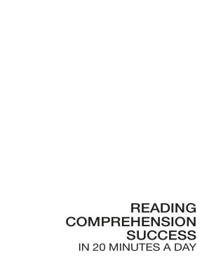 Reading comprehension success 3rd edition