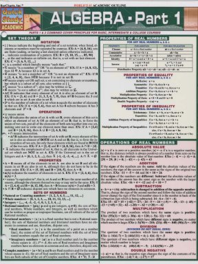 Quick study academic algebra part 1 600dpi