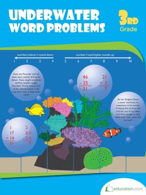 underwater word problems workbook