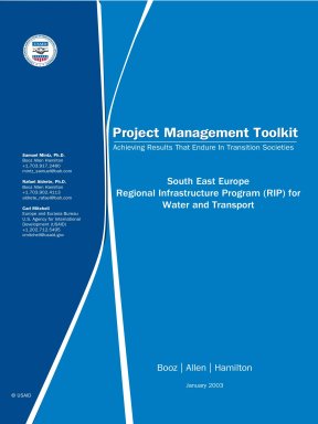 Project management toolkit