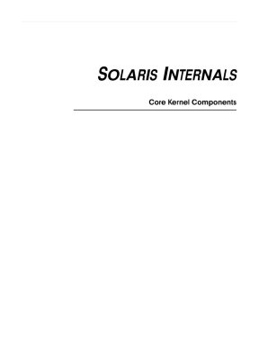 Solaris internals core kernel components