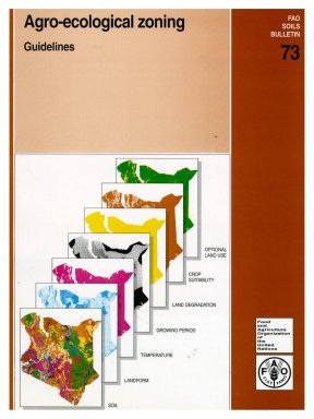 Agro ecological zoning guidelines