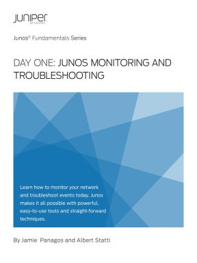 Junos monitoring and troubleshooting