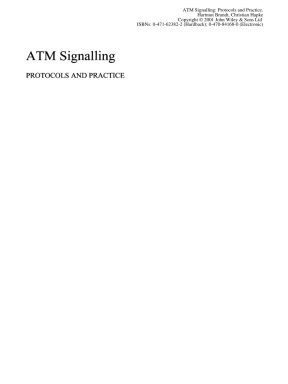 ATM Signalling, Protocols & Practice