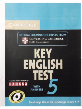 Cambrige KET 5 book