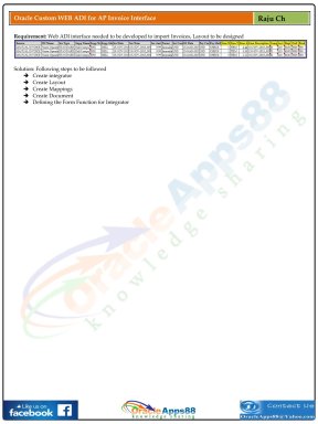 Oracle custom WEB ADI for AP invoice interface