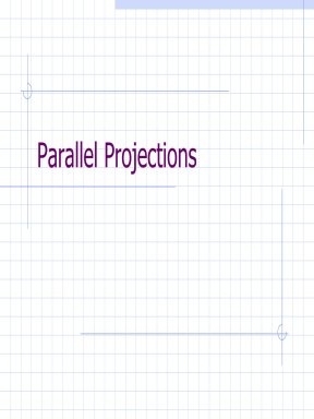 Lecture Autodesk inventor Parallel projection